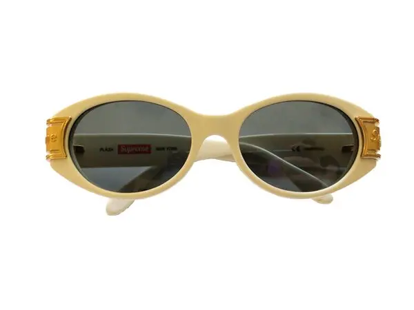 Supreme Plaza Sunglasses - White