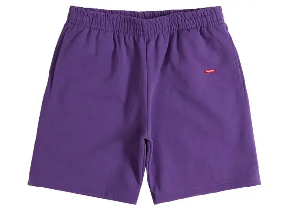 Supreme Small Box Sweatshorts - Purple