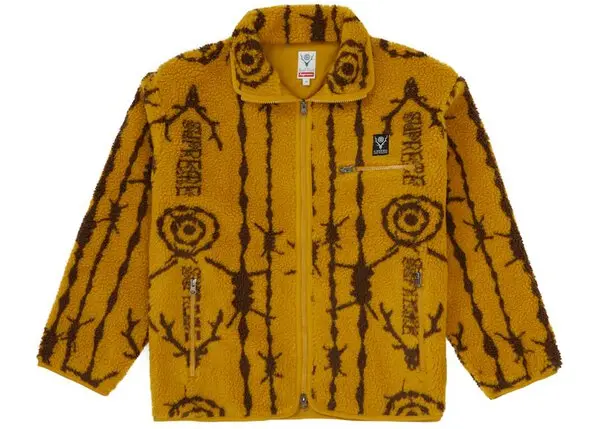 Supreme Fleece Jacket - Mustard