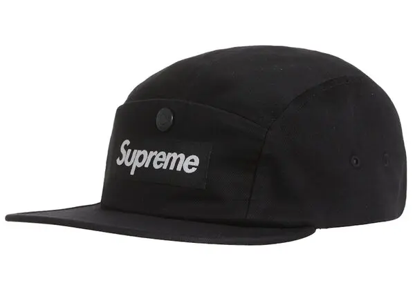 Supreme Snap Pocket Camp Cap - Black