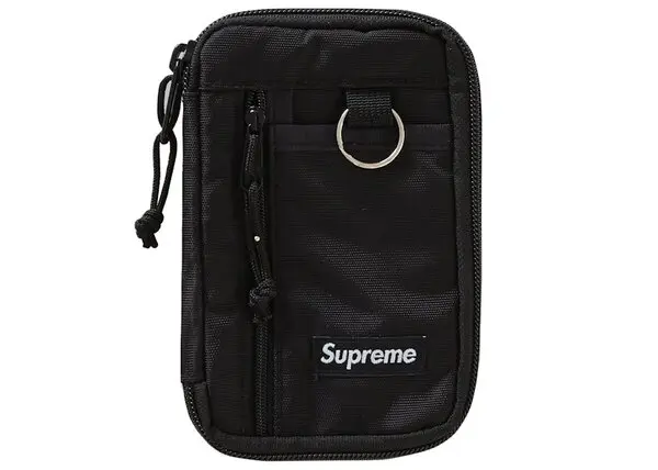 Supreme Small Zip Pouch - Black