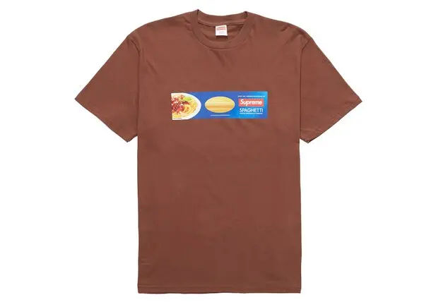 Supreme Spaghetti Tee Shirt - Brown