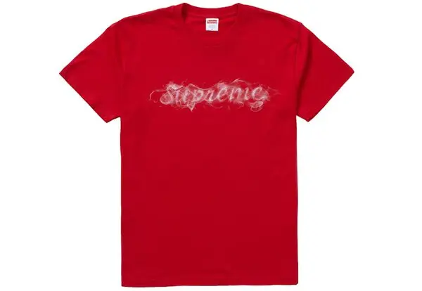 Supreme Smoke Tee Shirt - Red