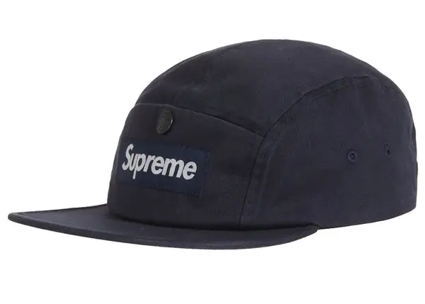 Supreme Snap Pocket Camp Cap - Navy Blue