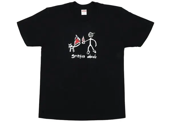 Supreme Spitfire Cat T-shirt - Black