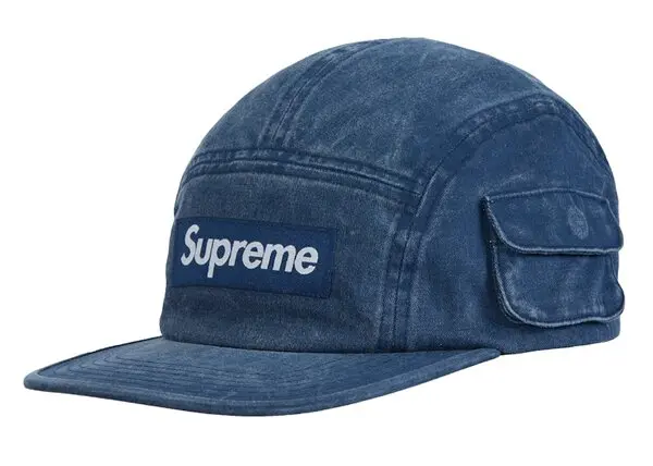 Supreme Snap Pocket Camp Cap - Navy Blue