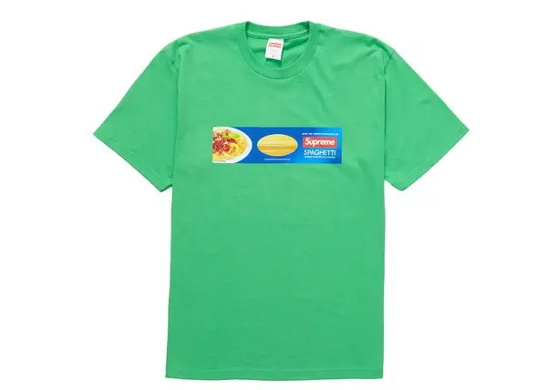 Supreme Spaghetti Tee Shirt - Green