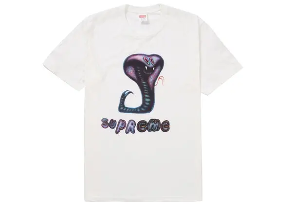 Supreme Snake Tee Shirt - White