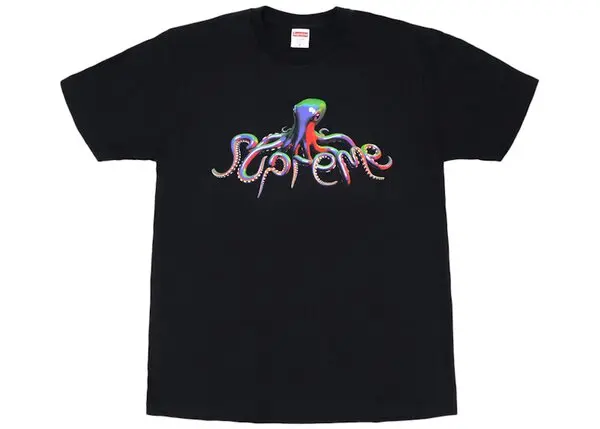 Supreme Tentacles Tee Shirt - Black