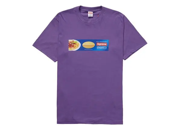 Supreme Spaghetti Tee Shirt - Purple