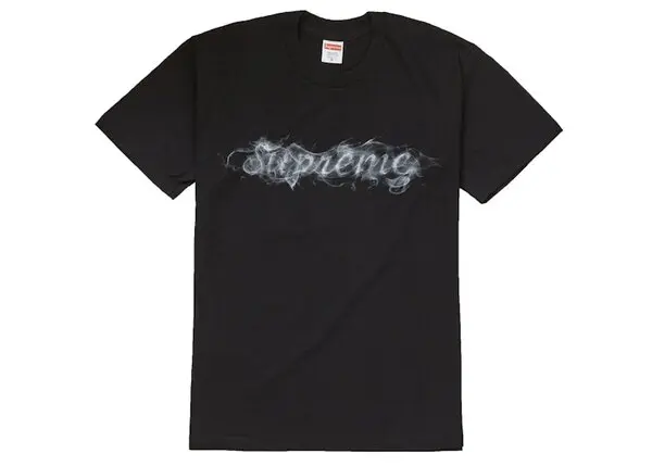 Supreme Smoke Tee Shirt - Black