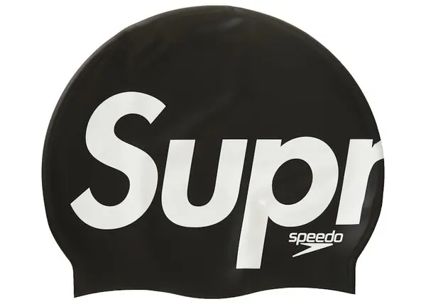 Supreme Speedo Swim Cap - Black