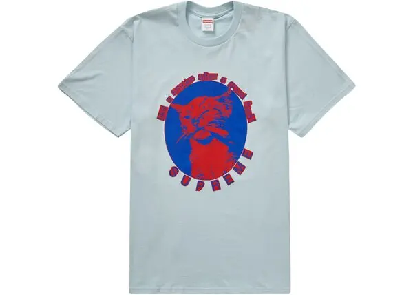 Supreme Smoke Tee Shirt - Pale Blue