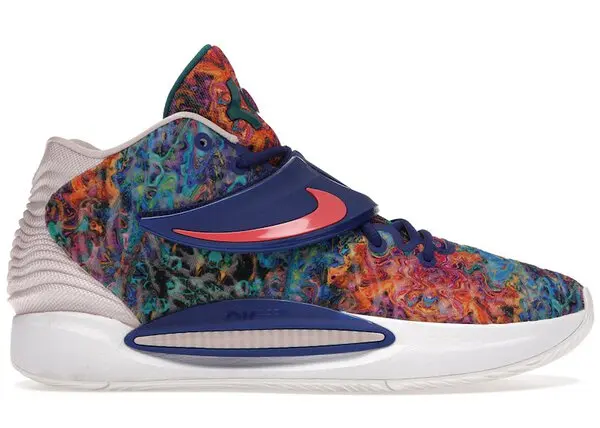 Nike Kd Psychedelic Sneakers - Deep Royal Blue/pale Coral/coconut Milk