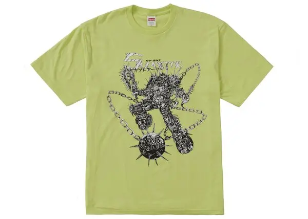 Supreme Spikes Tee Shirt - Neon Green