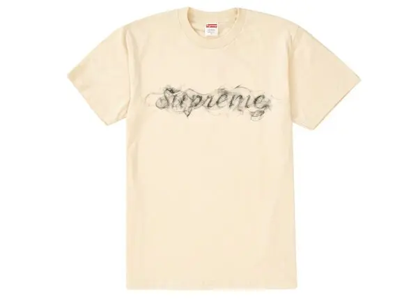 Supreme Smoke Tee Shirt - Natural
