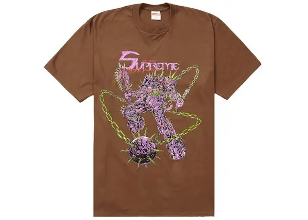 Supreme Spikes Tee Shirt - Brown