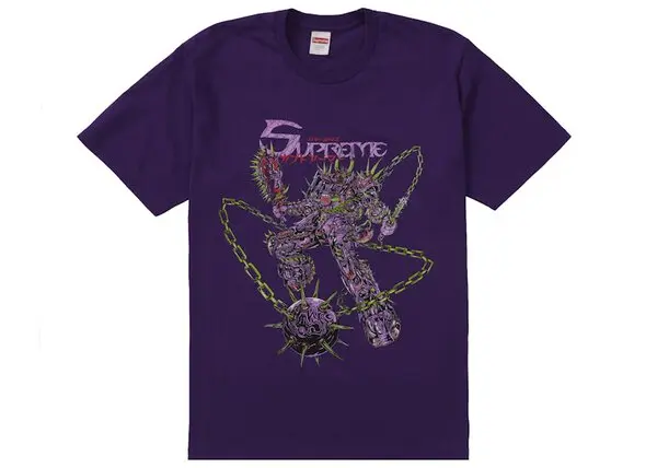 Supreme Spikes Tee Shirt - Purple