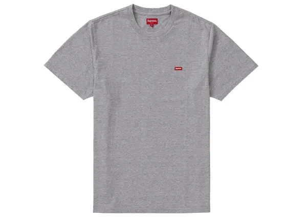 Supreme Small Box Tee Shirt - Heather Grey
