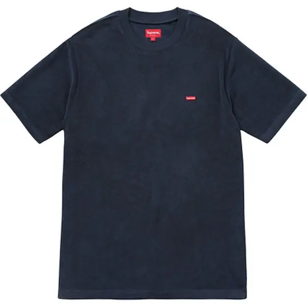 Supreme Terry Small Box Tee Shirt - Navy Blue