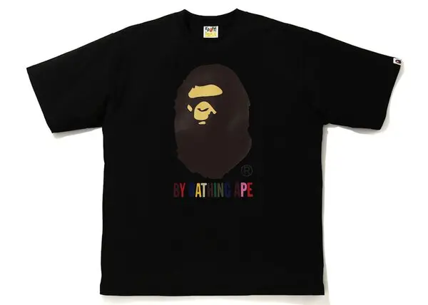 A BATHING APE Colors Bathing Ape Relaxed Fit Tee Shirt - Black