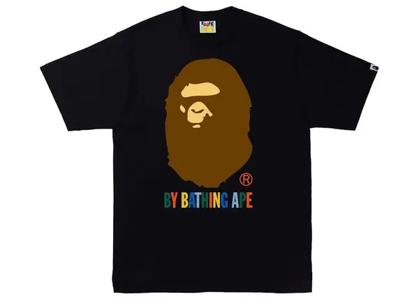 A BATHING APE Colors Bathing Ape Tee Shirt - Black