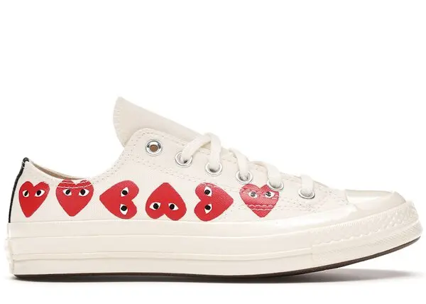 CONVERSE Chuck Taylor All Star '70 Ox Comme Des Garcons Play - White/red/egret