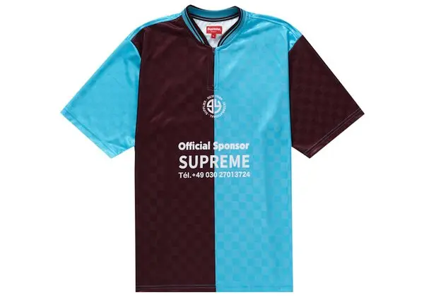 Supreme Split Soccer Jersey - Burgundy