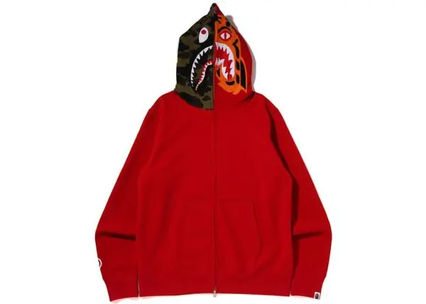 A BATHING APE Crazy Face Full Zip Hoodie