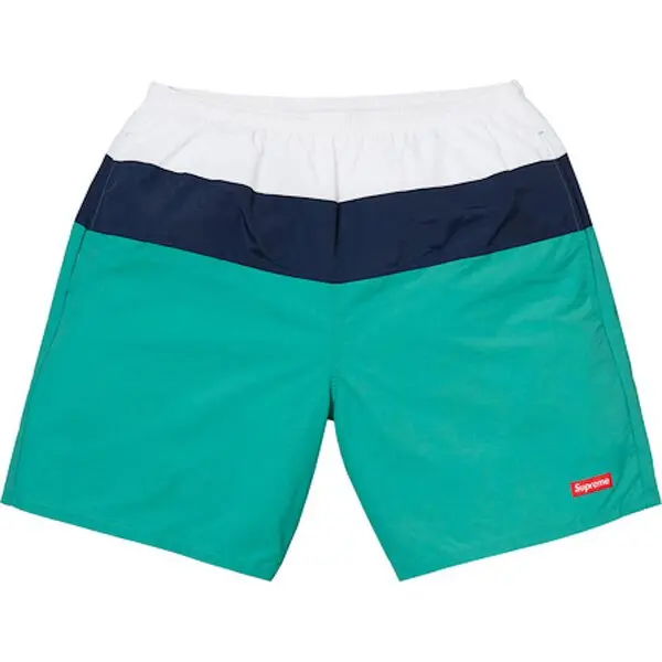Supreme Split Logo Water Short - Teal