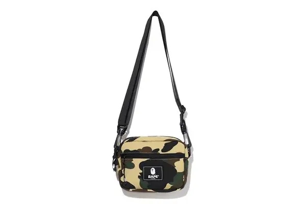 A BATHING APE Cordura 1st Camo Mini Shoulder Bag - Yellow