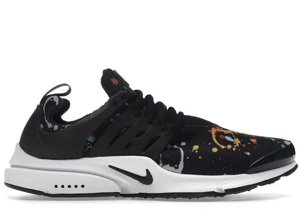 Nike Air Presto Paint Splatter Sneakers - Black/anthracite/white