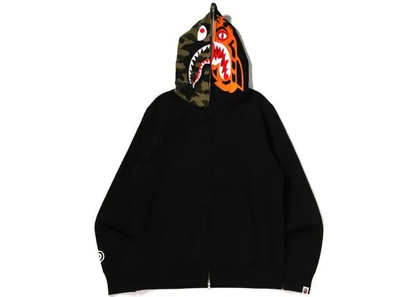 A BATHING APE Crazy Face Full Zip Hoodie