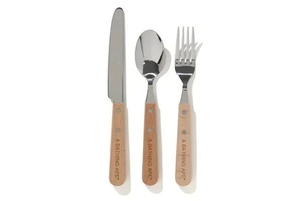 A BATHING APE Cutlery Set - Beige
