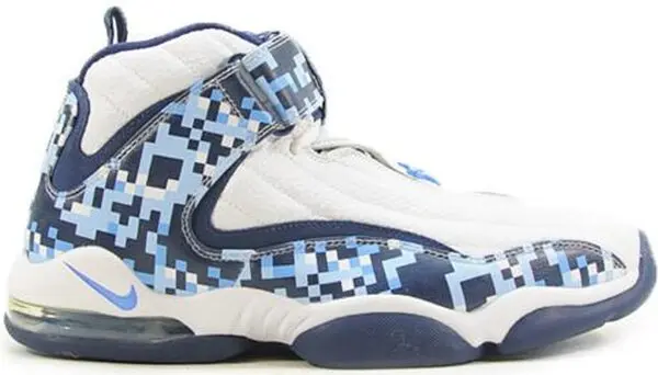 Nike Air Penny Iv Digi Camo - White/midnight Navy/university Blue