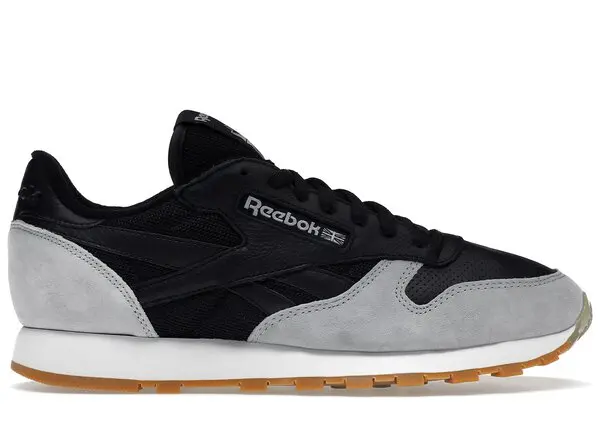 REEBOK Classic Leather Sneakers - Black/cloud Grey/gum