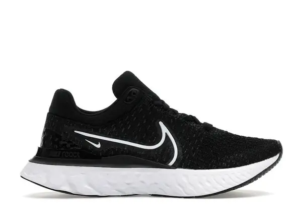 Nike React Infinity Run Flyknit 3 - Black/white