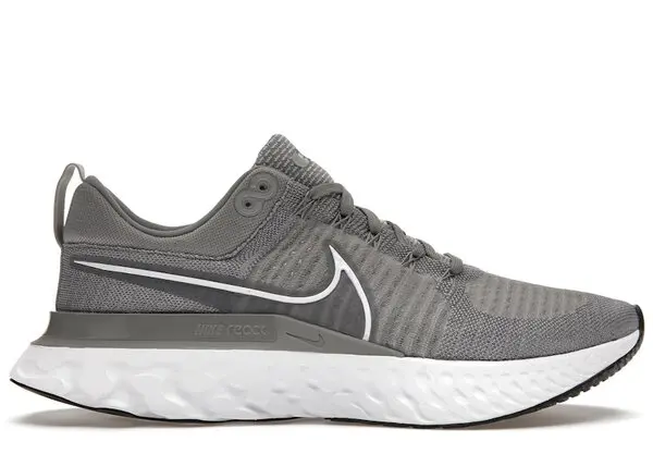 Nike React Infinity Run Flyknit 2 Sneakers - Particle Grey/grey Fog/black