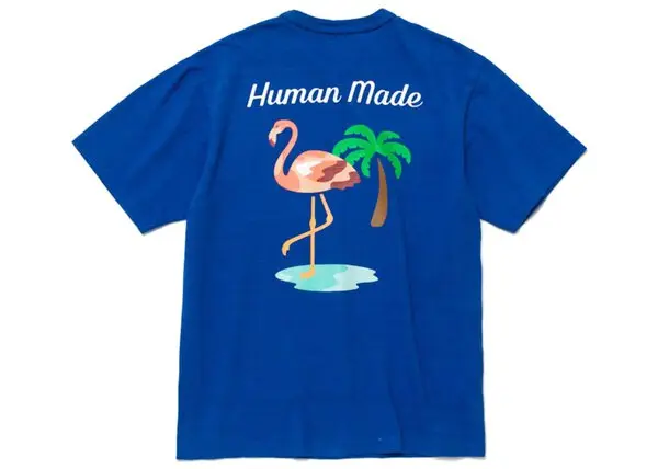 HUMAN MADE Flamingo Pocket T-shirt - Blue