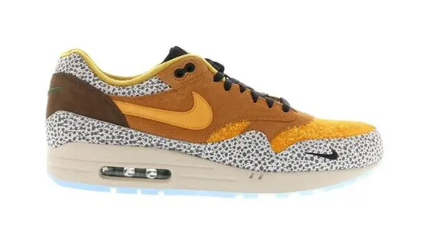 Nike Max 1 Atmos Safari Sneakers - Flax/kumquat/chestnut