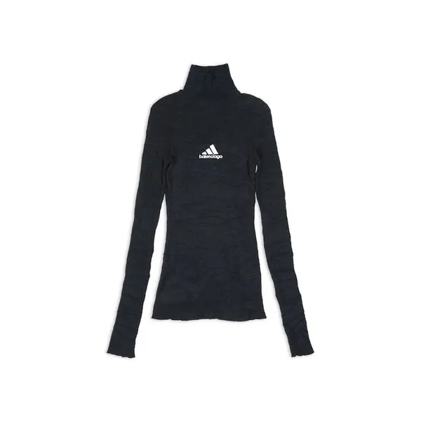 Balenciaga X Adidas High Neck Top - Black