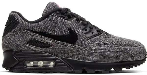 Nike Air Max 90 Loopwheeler Sneakers - Black/white