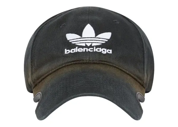 Balenciaga X Adidas Trefoil Logo Cap - Black/white