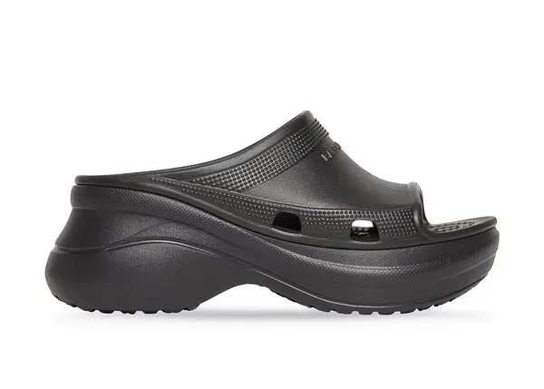 Balenciaga X Crocs Pool Slides - Black
