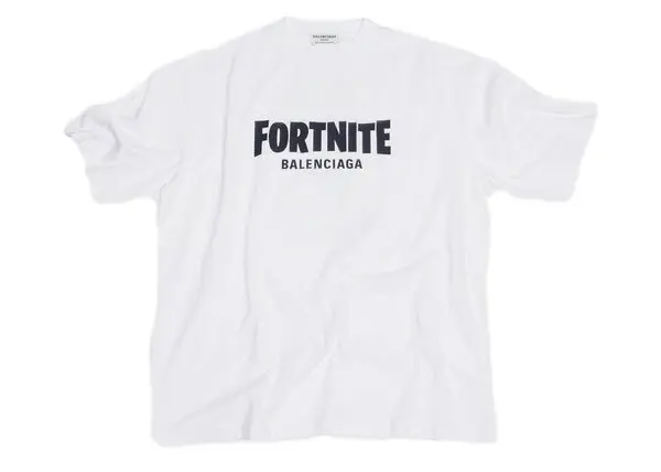 Balenciaga X Fortnite©2021 Medium Fit T-shirt - White