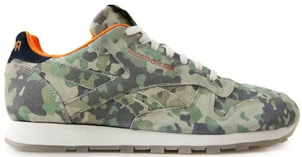 REEBOK Classic Leather Lux Beatnic Camo Sneakers - Cafì©/brown/malt
