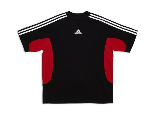 Balenciaga X Adidas Medium Fit T-shirt - Black Red