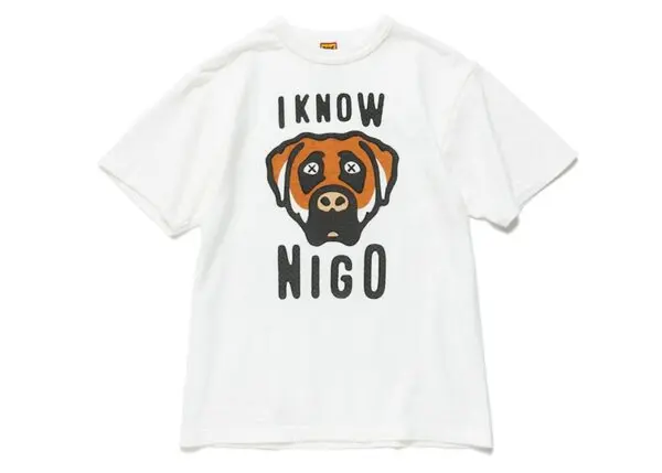 HUMAN MADE I Know Nigo Kaws T-shirt - White