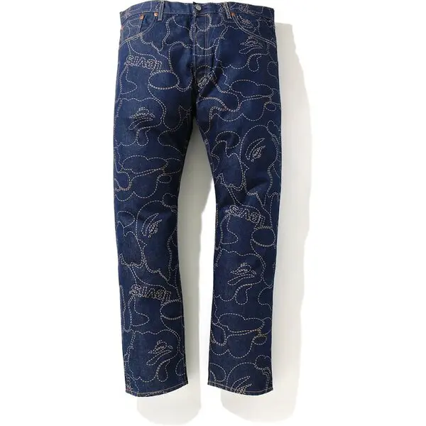 A BATHING APE X Levi's 501 '93 Jeans - Indigo