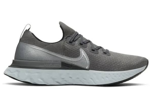 Nike React Infinity Run Flyknit Sneakers - Iron Grey/black/particle Grey